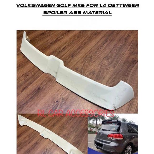 Volkswagen Golf mk6 TSI ABT Oettinger rear roof top spoiler lip bodykit ...
