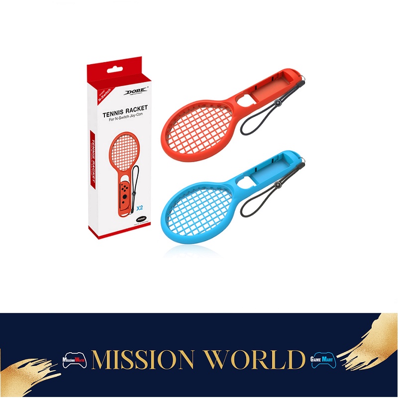 Dobe Tennis Racket TNS-1843 (Neon Red/Blue) - Nintendo Switch | Shopee ...