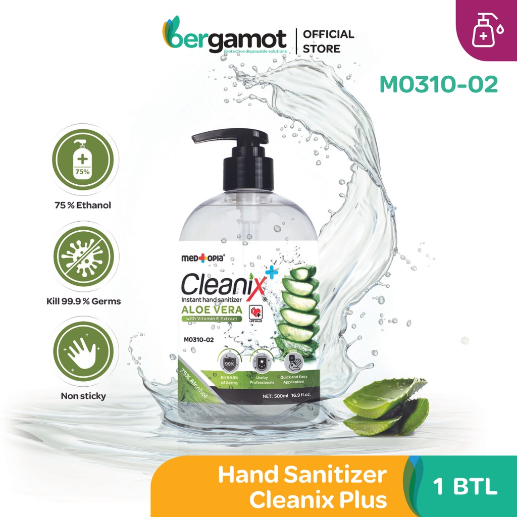 Cleanix Instant Hand Sanitizer Liquid (500ml) | Shopee Malaysia