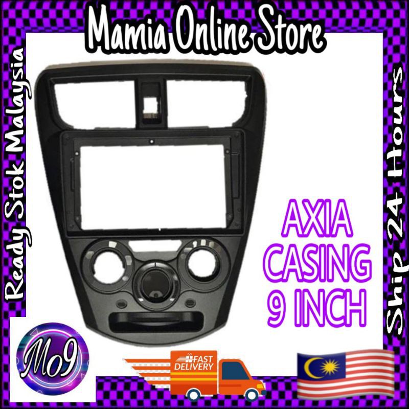 PERODUA AXIA CASING 9 INCH WITH PNP SOCKET @ TAPAK RADIO AXIA SAIZ 9 ...