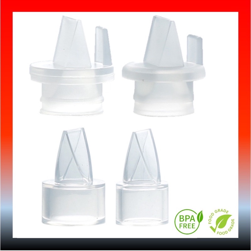 Duckbill Backflow Valve Fitting Manual Electric Breast Pump Accessories ...