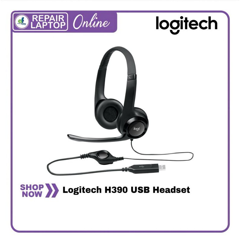 (NEW) Logitech H390 USB Headset - Ready Stock | Shopee Malaysia