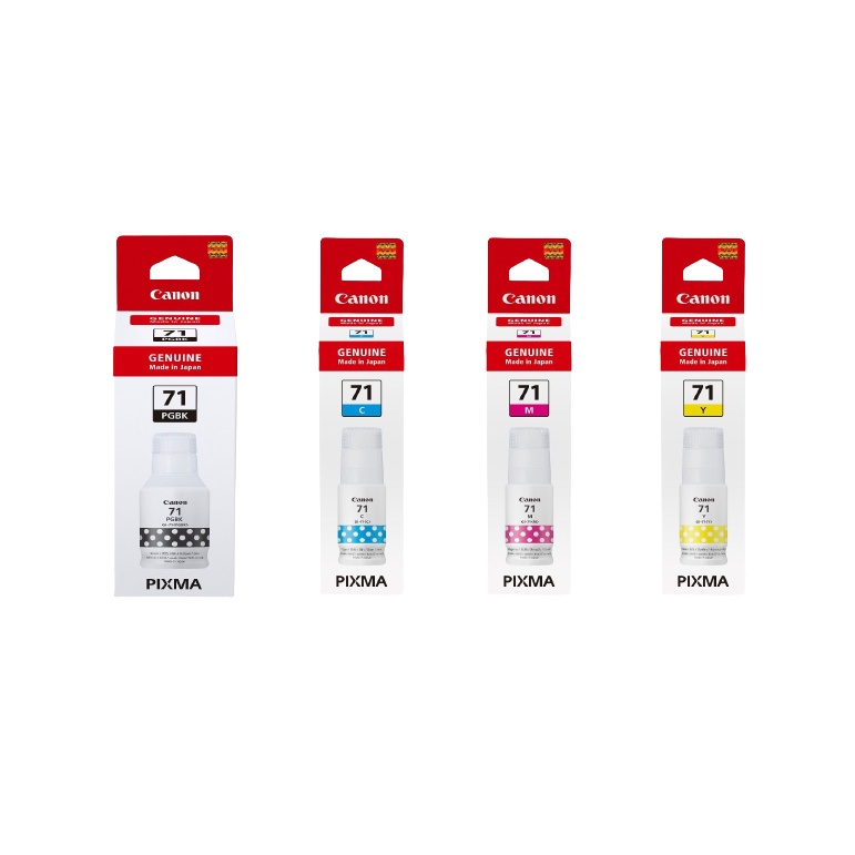 Canon GI-71 Genuine Ink (For PIXMA G1020, G2020, G3020, G3060) | Shopee ...