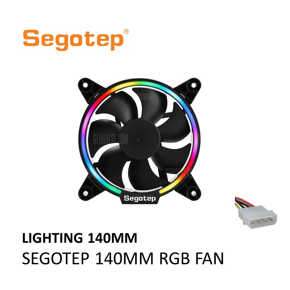 Segotep Lighting 14 RGB 140mm silent casing fan | Shopee Malaysia