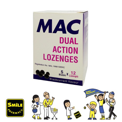 Mac Dual Action Lozenges (Blackcurrant Flavour) | Shopee Malaysia