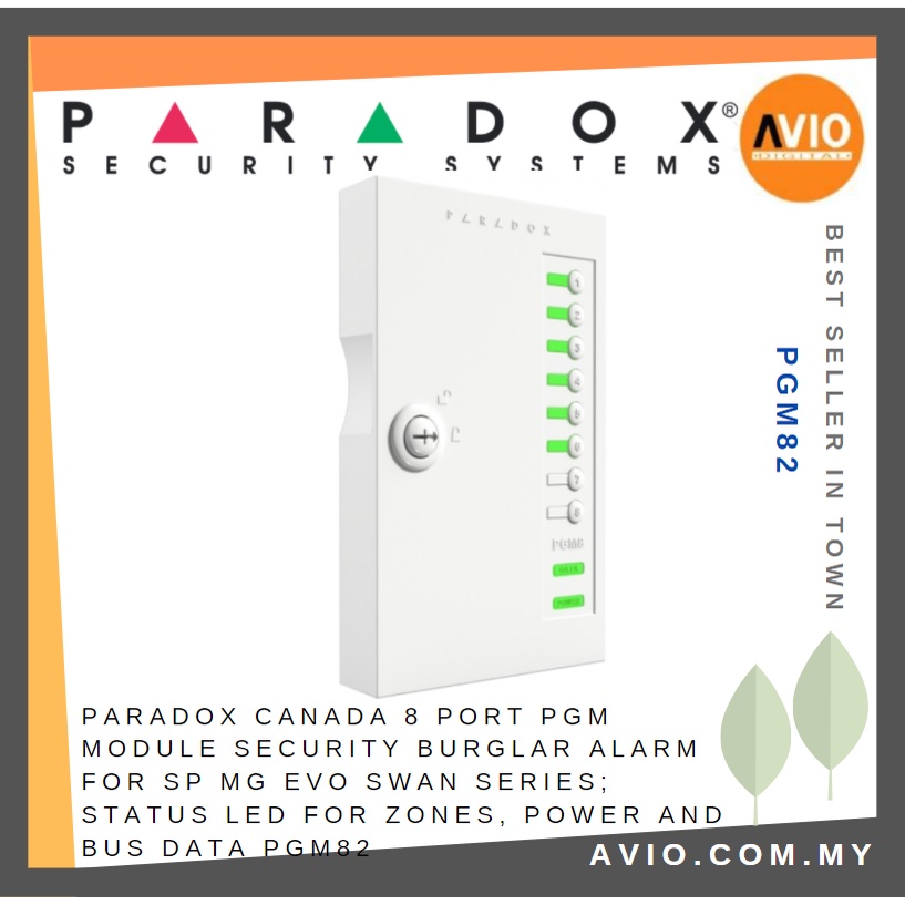 Paradox Canada 8 Port PGM Module Security Burglar Alarm for SP MG EVO ...
