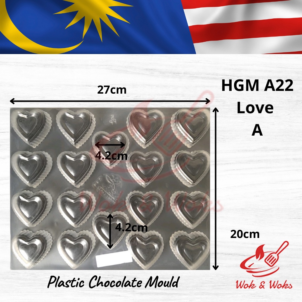 Plastic Chocolate Mould / Acuan Coklat Plastik | Shopee Malaysia