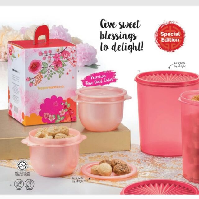 Tupperware CNY cookies gift set | Shopee Malaysia