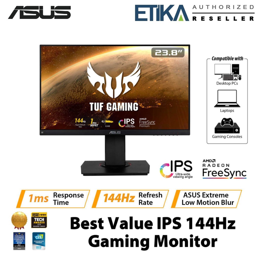 Asus TUF Gaming VG249Q | 23.8" IPS FHD 144Hz 1ms MPRT Gaming Monitor ...