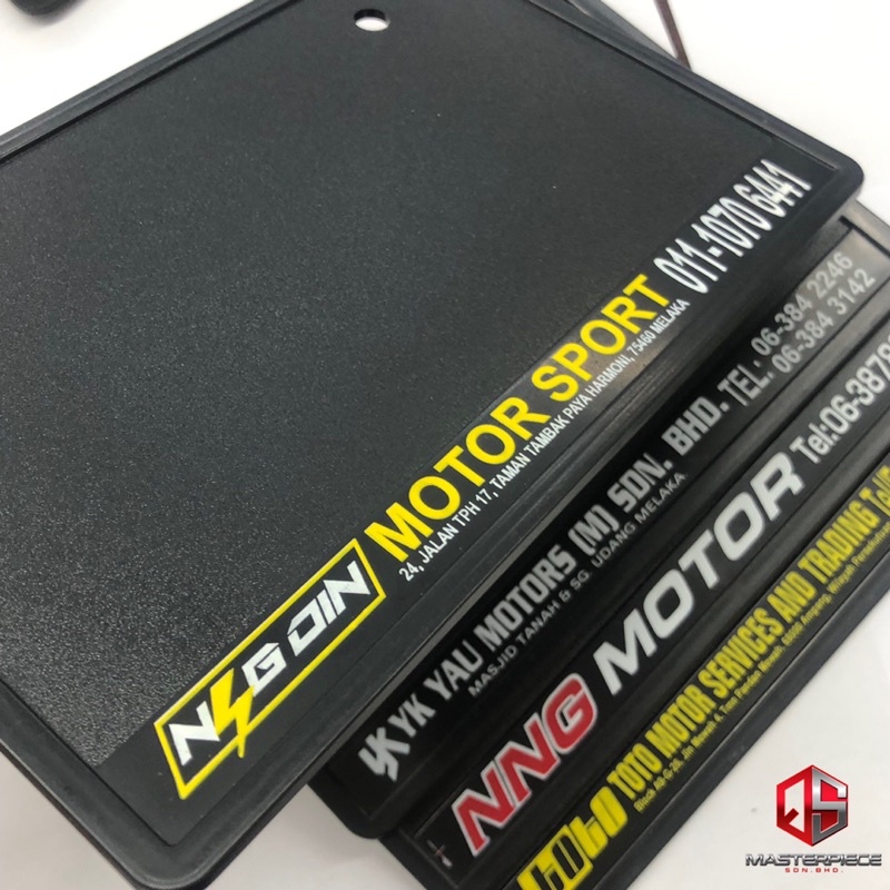 Silk Screen Printing UV Printed for Motor License Plate Motor Plate ...