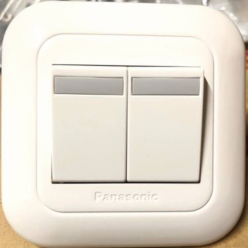 2w Dual Switch / Panasonic WEJ 78029W Double Switch + 2 x WEJ 5532W ...