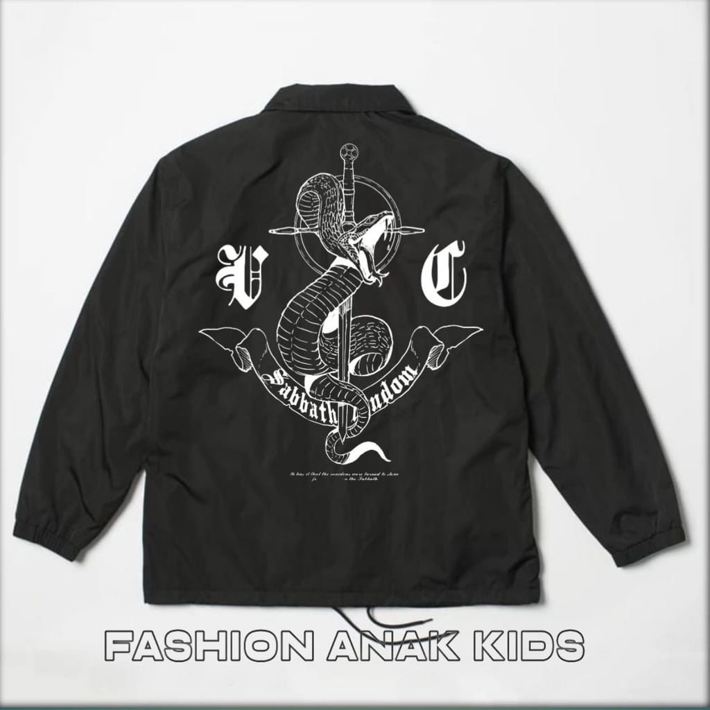 Adult COACH JACKET SABBATH CREW THE GRIM REAPER WEBTOON WIND BREAKER ...