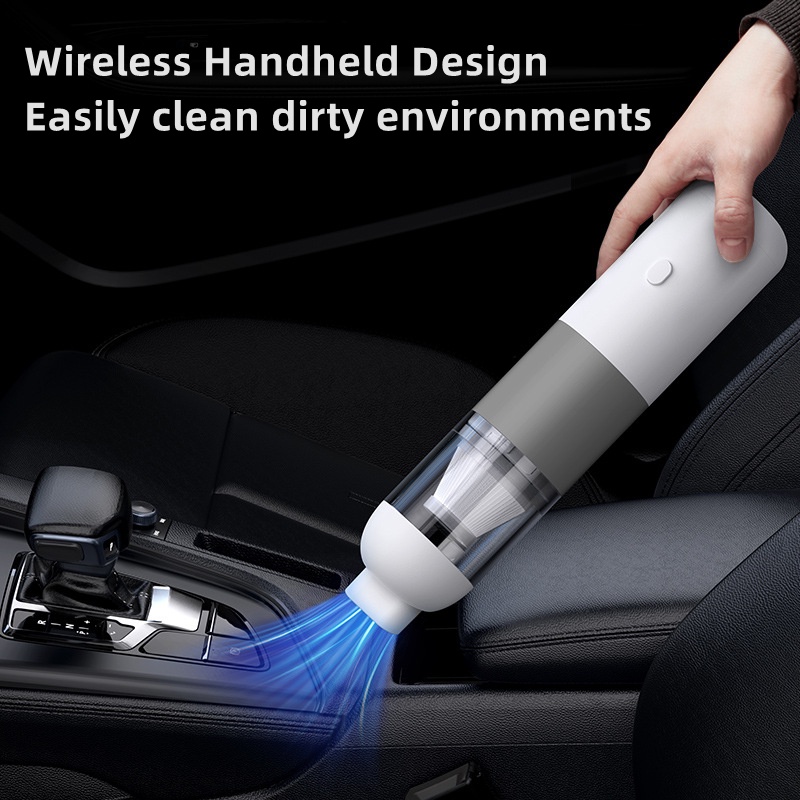 20000Pa Handheld Wireless Car Vacuum Cleaner 120W Powerful Cyclone Suction Mini Car Home Vacuum ...