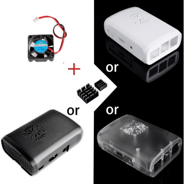Raspberry Pi 3 3B 3B+ New!Pi Box ABS case with Fan module for Raspberry ... Raspberry Pi 3 3B 3B+ New!Pi Box ABS case with Fan module for Raspberry ...