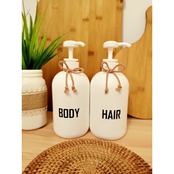 SWEETY Minimalist Nordic Series Dispenser Bottle 750ml for Bathroom ...