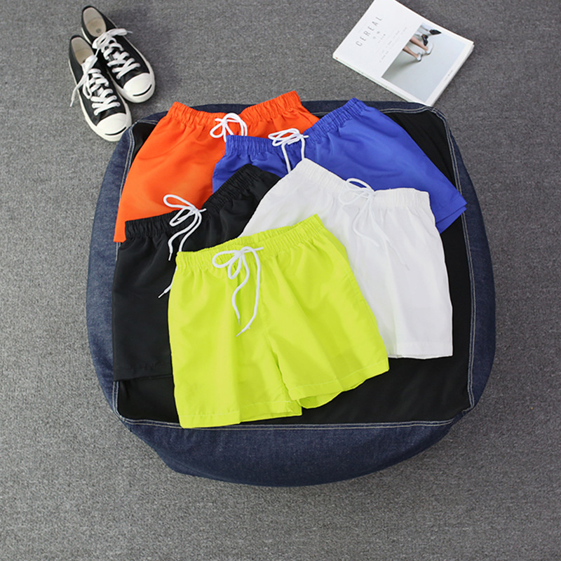 Summer 2019 new solid color shorts men and women sports pant | Shopee ...
