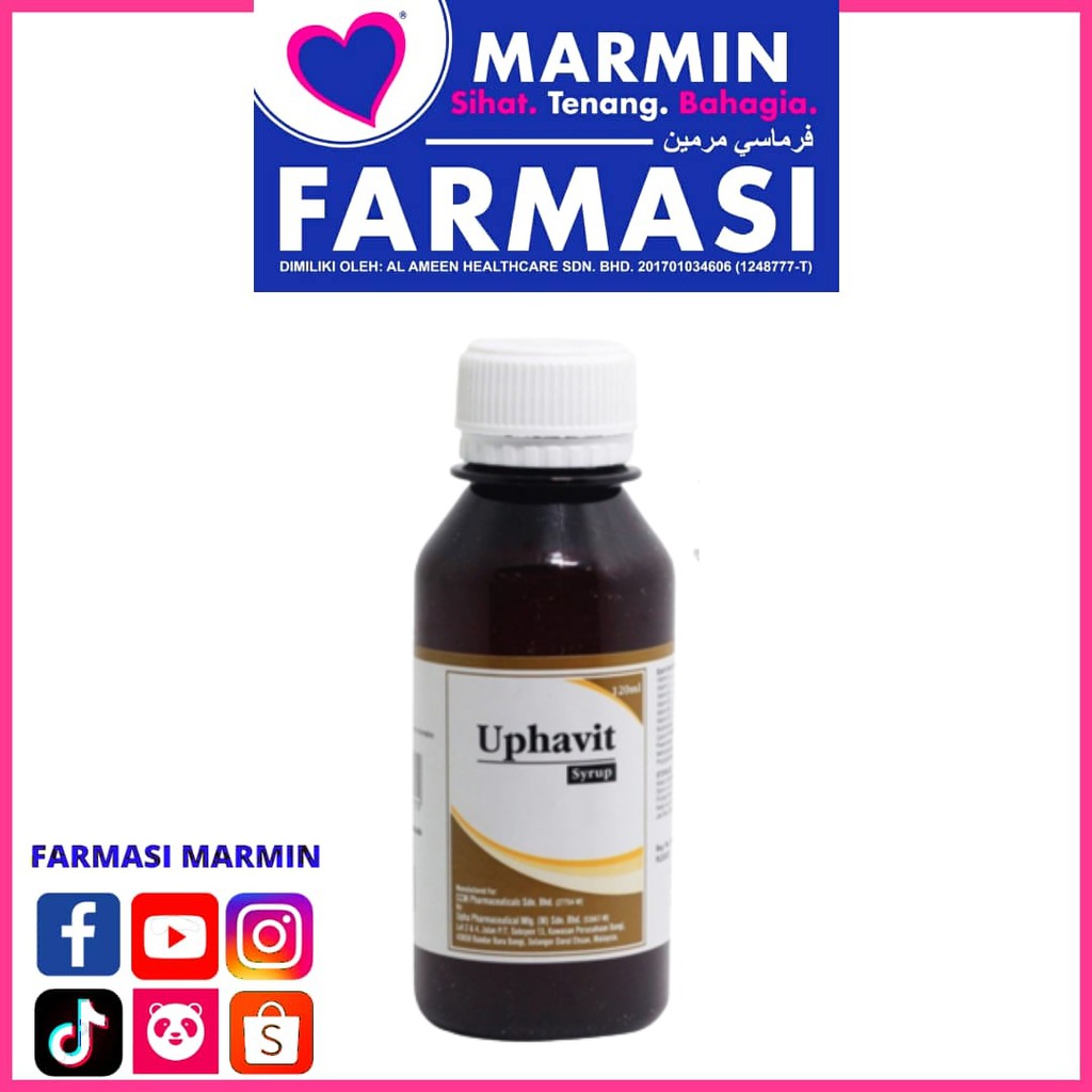 Uphavit Multivitamin Syrup 120ML [ Multivitamin for kids & Pets ...