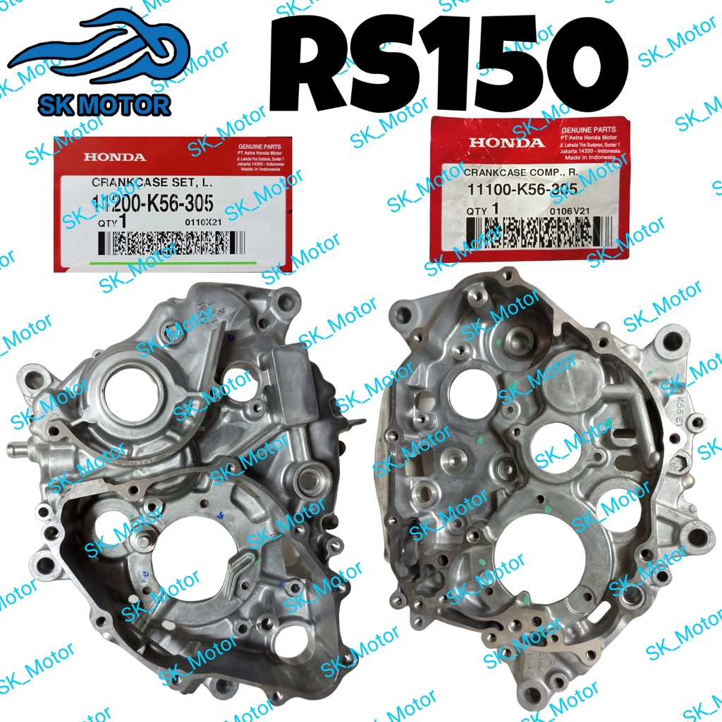 Honda RS150 RS 150 R RS-X Original Crankcase Casing Kotak Engine Enjin ...
