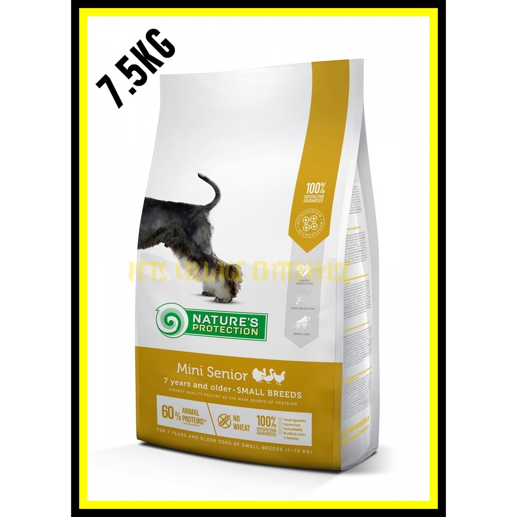 NATURE'S PROTECTION Mini Senior 7.5kg(7years and older) | Shopee Malaysia