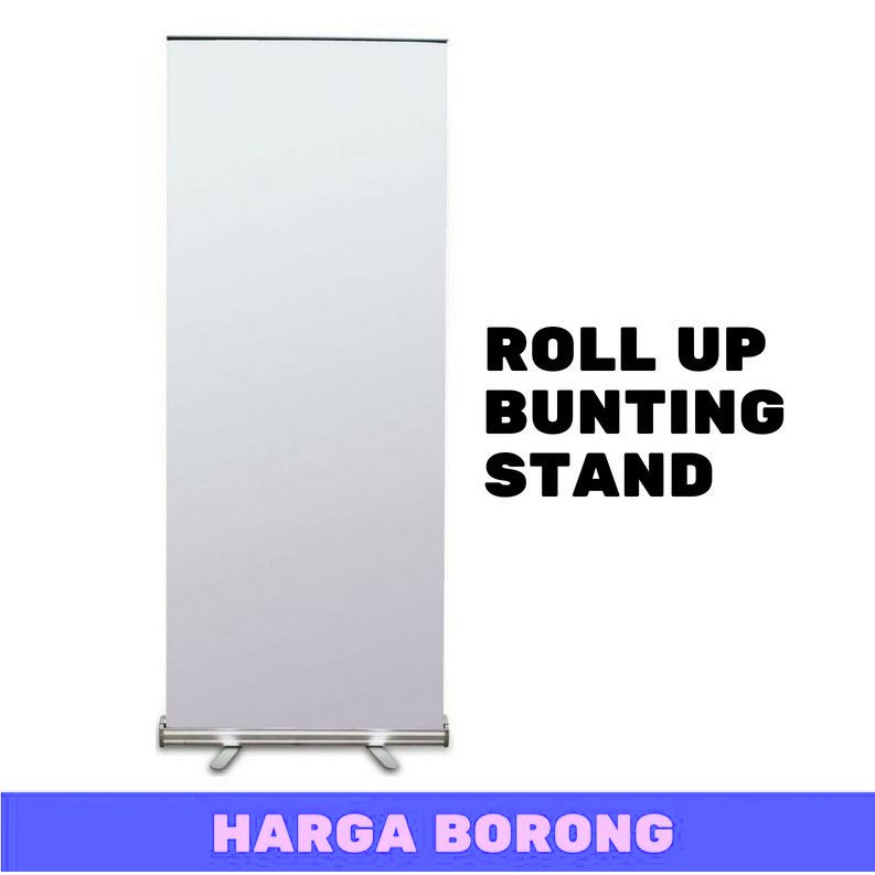 Roll Up Bunting stand with banner printing | Shopee Malaysia