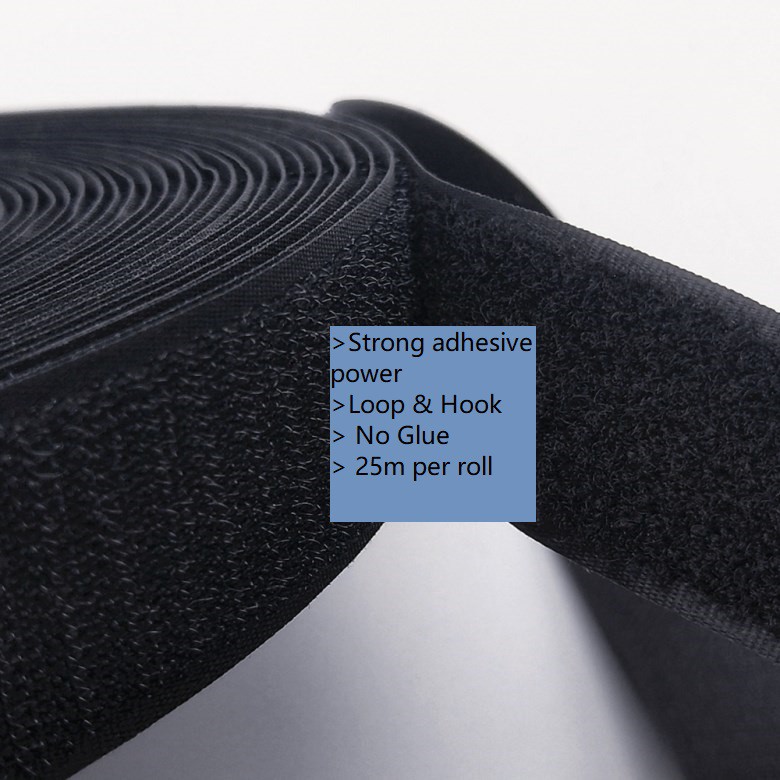 [ 25meter ] 2" (50mm) Velcro Tape* Magic Tape* 25m/roll* Hook& Loop* | Shopee Malaysia