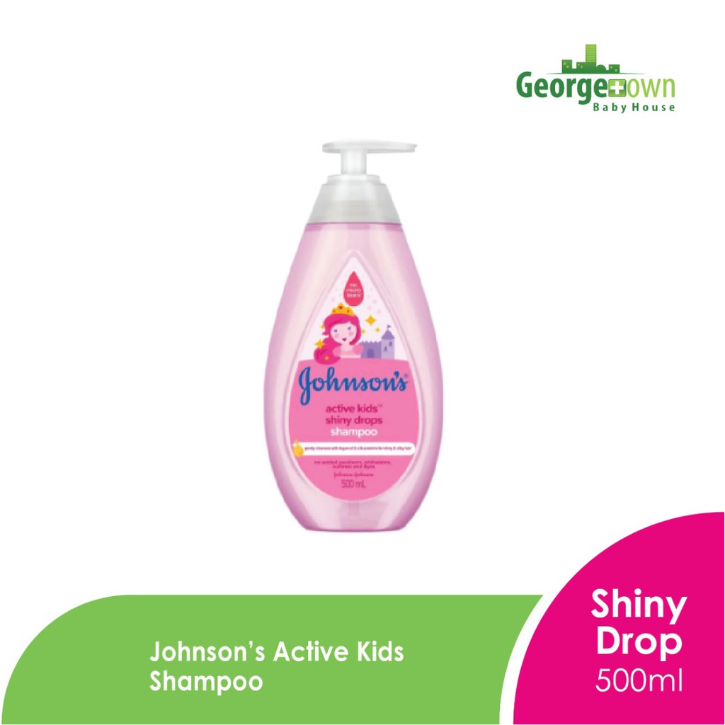 JOHNSONS BABY ACTIVE KIDS SHINY DROPS SHAMPOO 500ML (GTG) | Shopee Malaysia