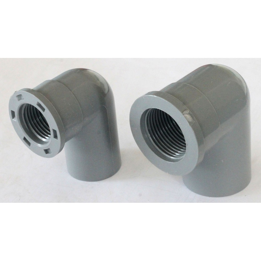 BBB PVC Faucet PT 90 Degree Elbow 1/2 inch, 15 mm and 3/4 inch, 20 mm ...