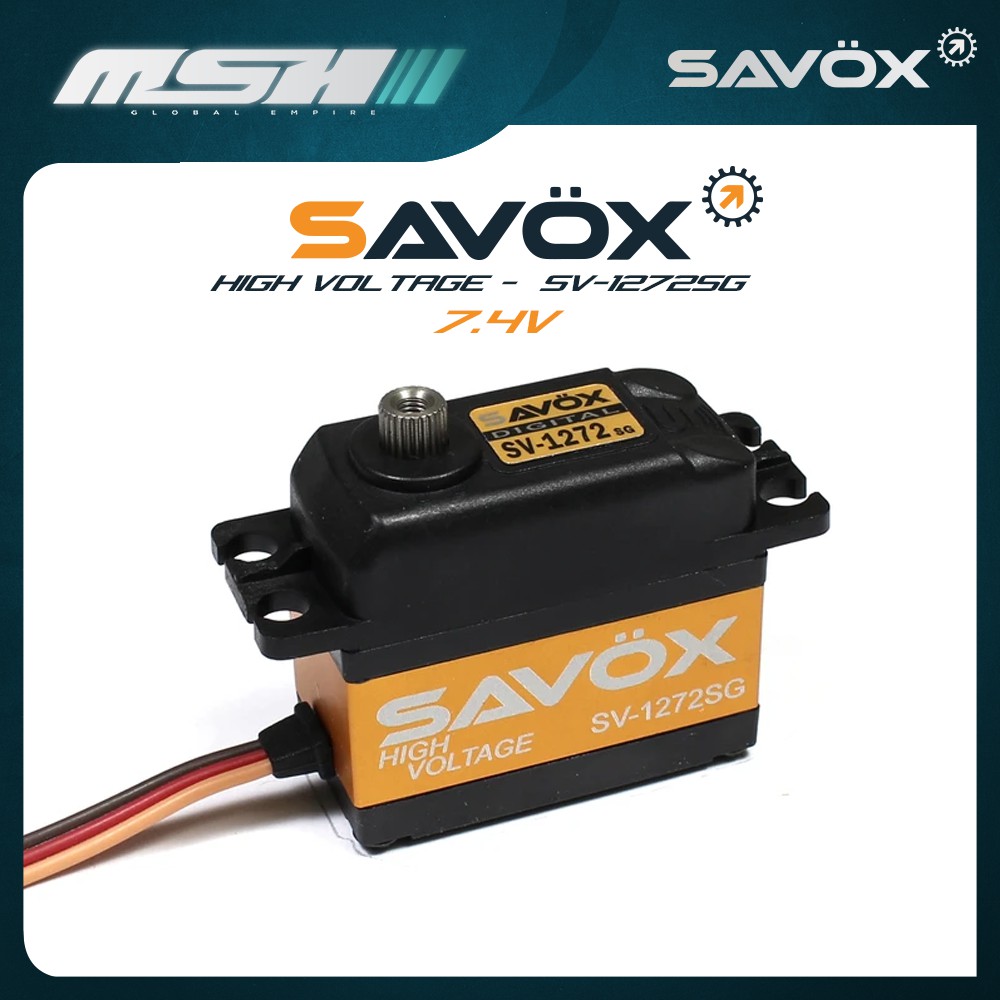 Savox SV-1272SG Digital "Monster Torque" Metal Gear Servo (High Voltage ...