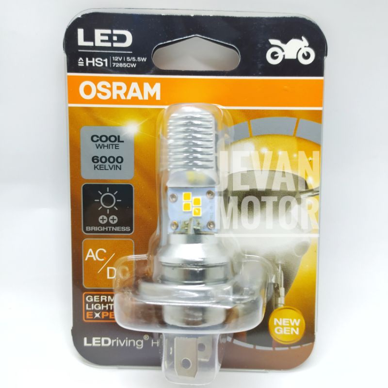 Osram Osram 7285CW/LED Bulb HS1 H4 New Gen 12V 5/5.5W/bulb Vixion AC/DC | Shopee Malaysia