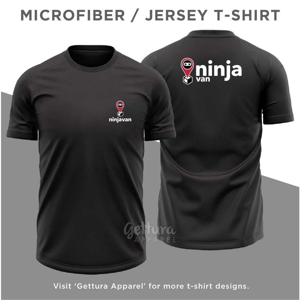 !!!NEW!!! Ninjavan Roundneck Short Sleeve T-Shirt / Microfiber/ Jersey ...