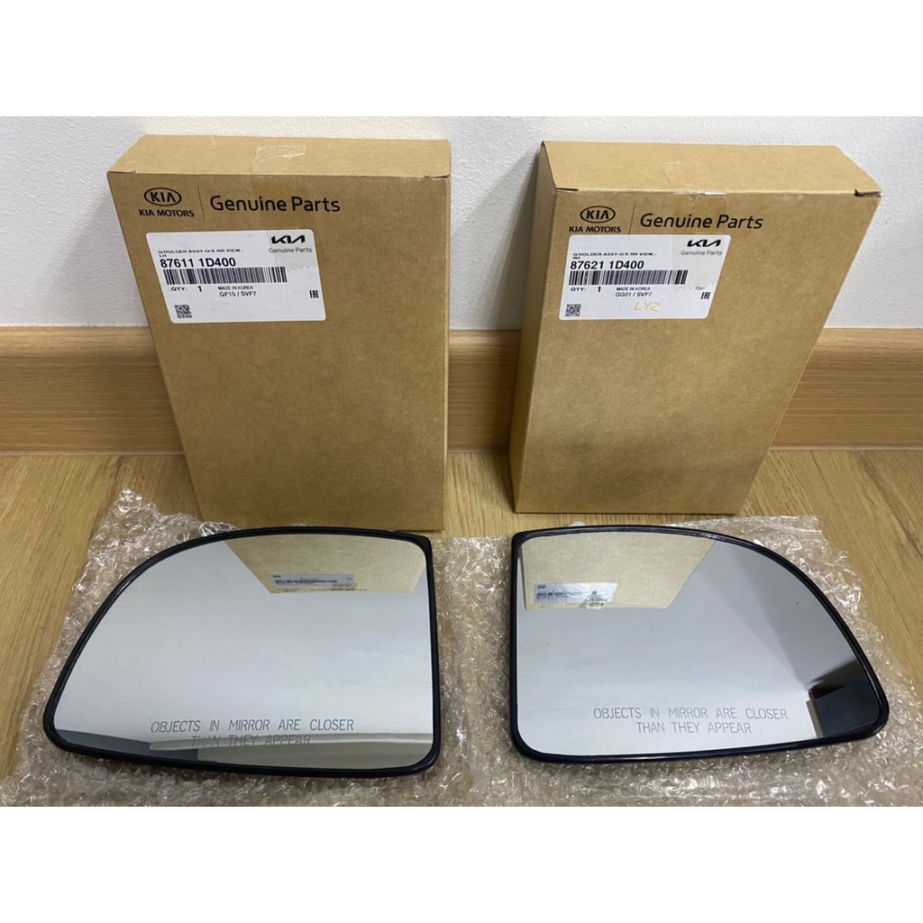SIDE MIRROR GLASS LEFT & RIGHT GENUINE PART (ORIGINAL) [LH 87611-1D400 ...
