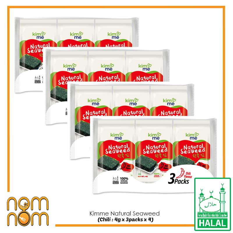 [HALAL] KCK, Kimme & Mr.KIM Seaweed Snack [3 in 1 Pack] x 4 Packs ...