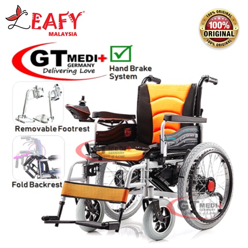 【100% ORIGINAL】 E02-P-37 GT MEDIT GERMANY Lightweight Self Propelled Electric Wheelchair ...