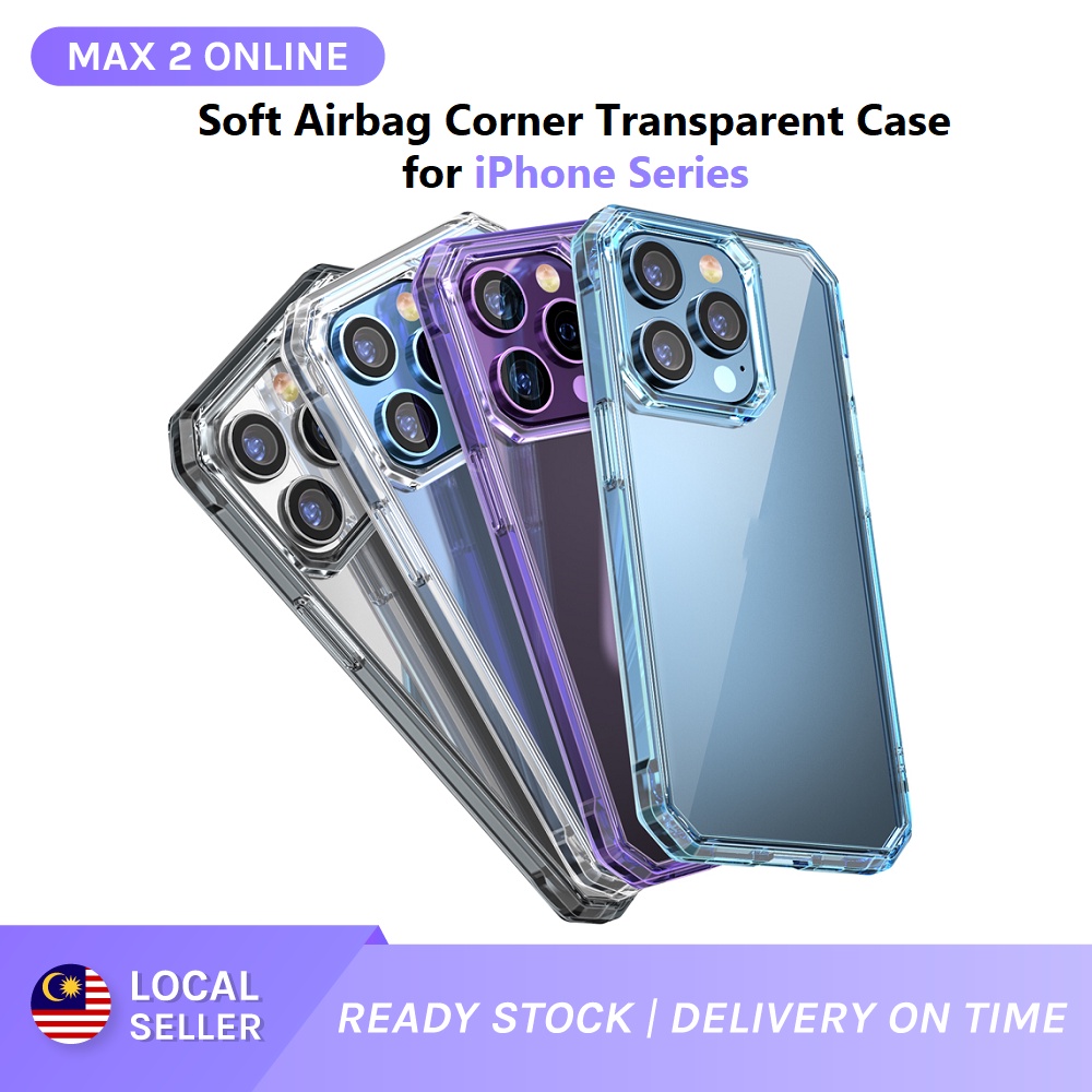 Soft Airbag Corner Transparent Clear Silicone Shockproof Protective ...