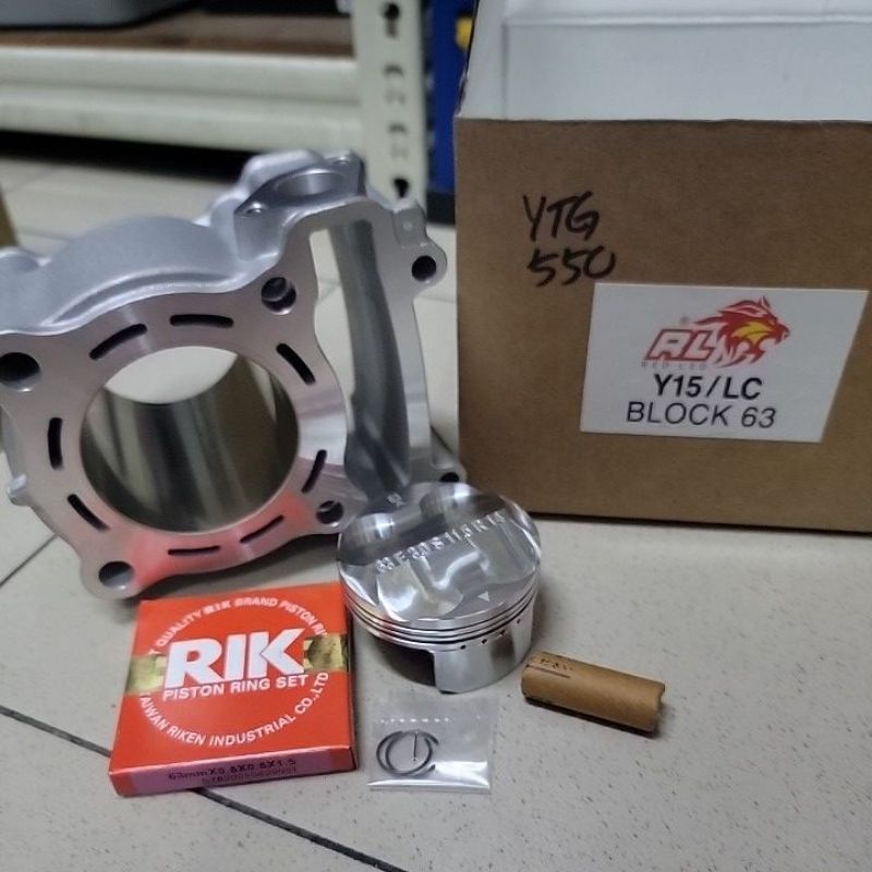 Block ori redleo 62mm 63mm 65MM 68mm 70mm for 135lc y15zr ysuku yamaha | Shopee Malaysia