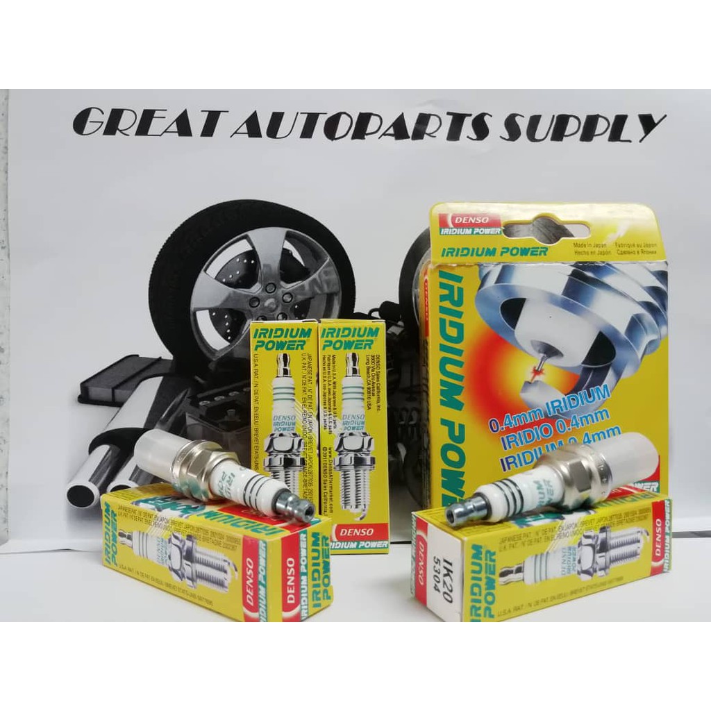 DENSO IRIDIUM SPARK PLUG ORIGINAL IK20 ESTIMA 2.4 (2AZ-FE) | Shopee ...