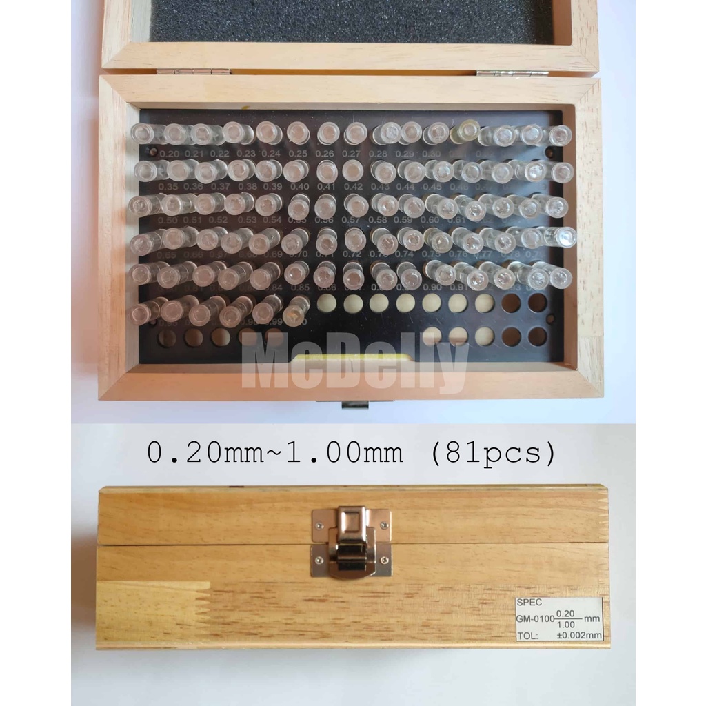 High Speed Steel Pin Gauge (Step spec. 0.01mm) [Ready Stock] | Shopee ...