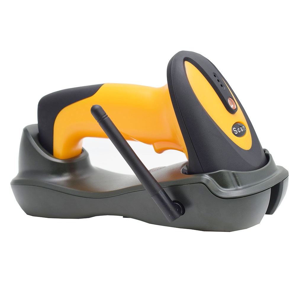 Plug and Play 1D Laser Barcode Scanner USB Port Wireless 2.4G Wireless ...