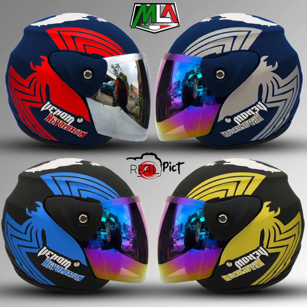 Half Face Evo Innovation SNI Motorcycle Helmet Like the original GM ...