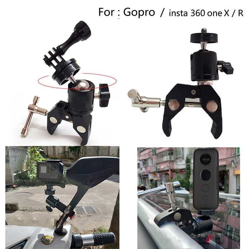 insta 360 Camera Bicycle Mount Bike Motorcycle Bracket Holder Support ...