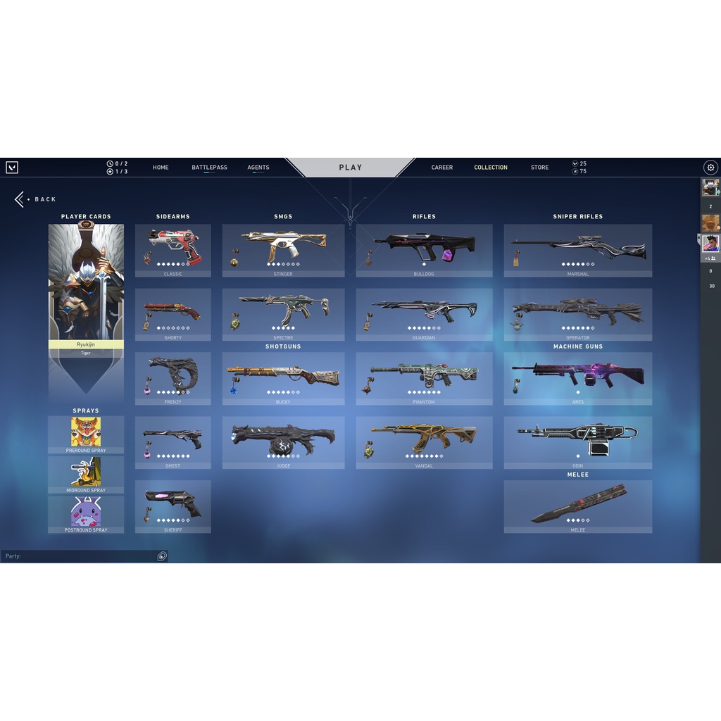 VALORANT ACCOUNT(SAFE ACCOUNT) TOTAL SPENT:RM3000+ | Shopee Malaysia