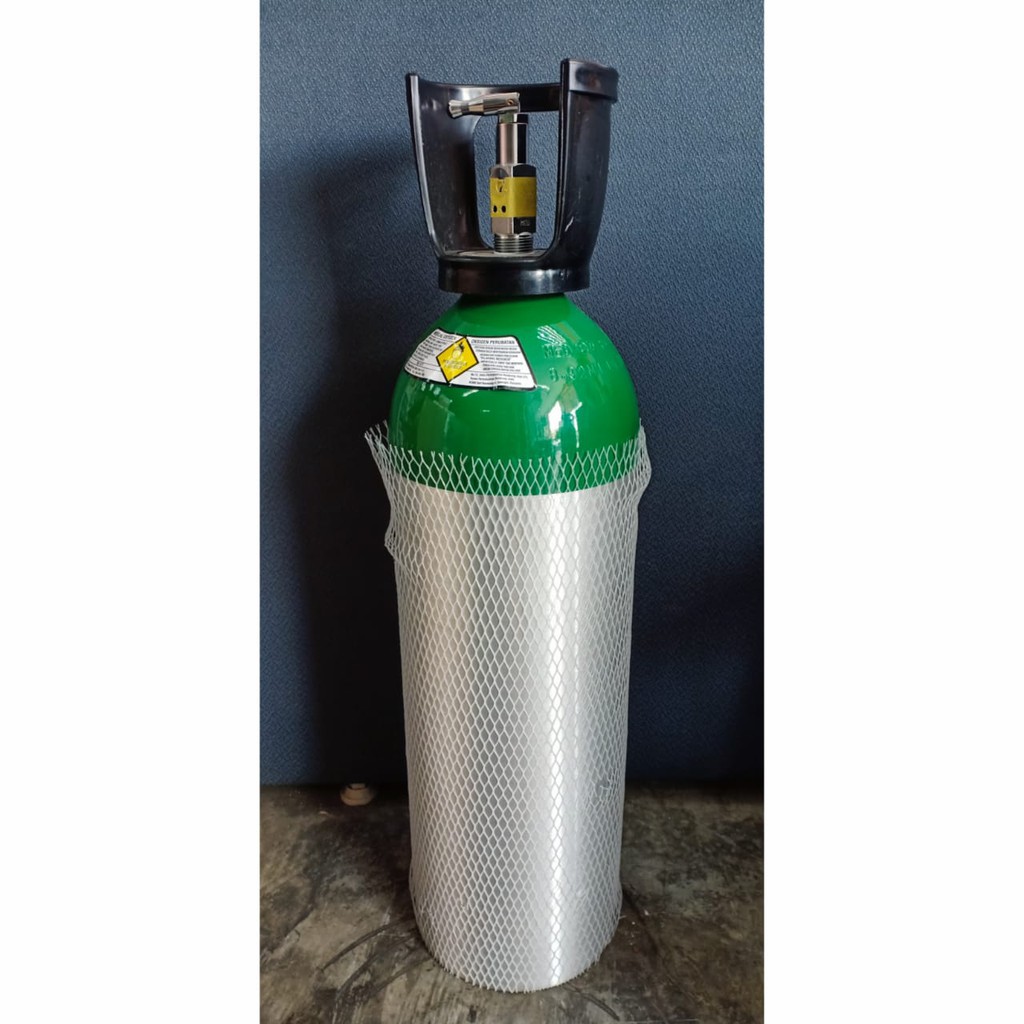 10L ALUMINIUM CYLINDER C/W OXYGEN GAS 1.4M3 - TOP ENTRY | Shopee Malaysia