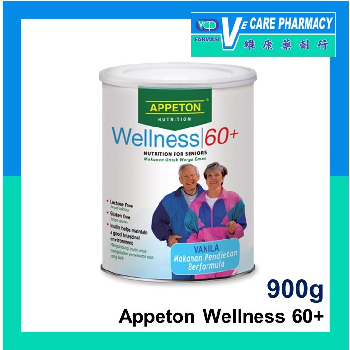 Appeton Wellness 60+ Nutrition for Seniors 900g (Exp: 10/2025) | Shopee ...