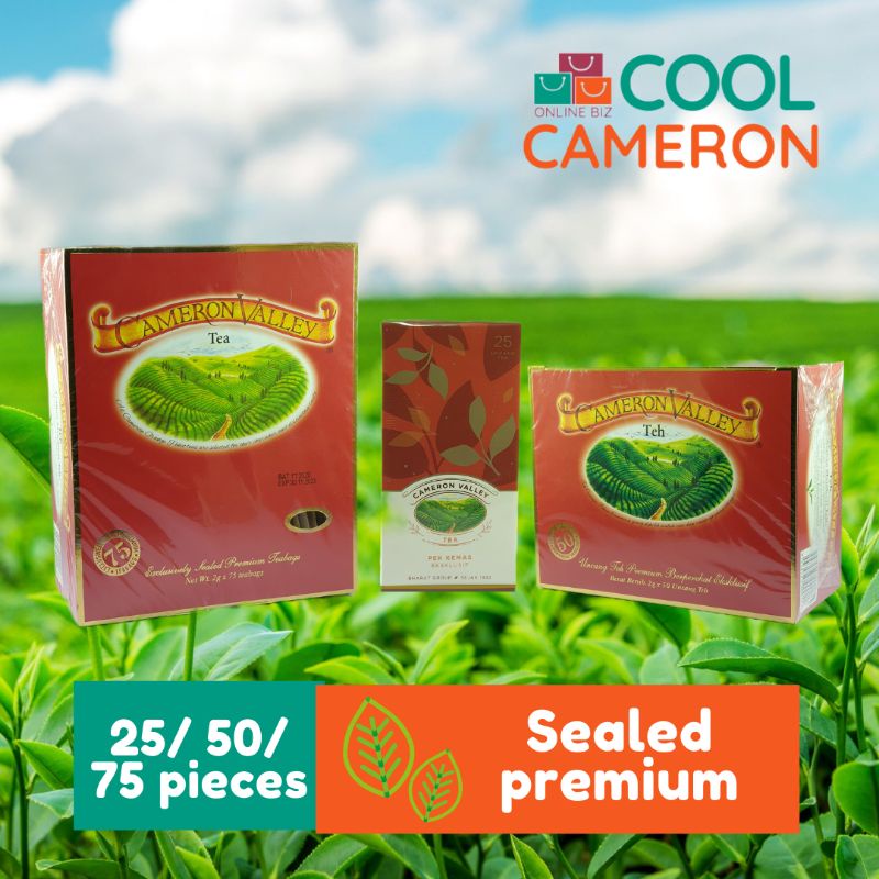 Cool Cameron Valley Premium Tea in sealed teabags. 100% teh hitam asli ...