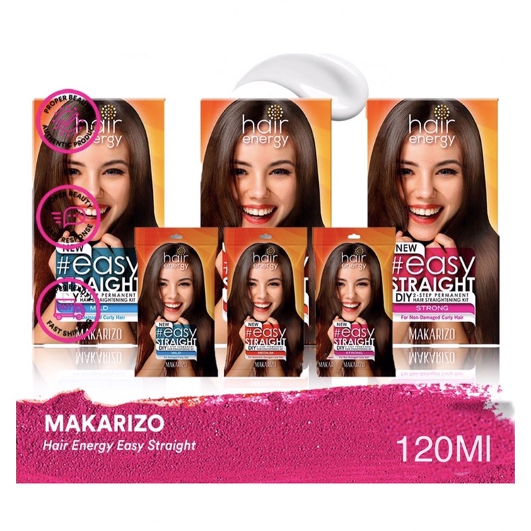 Pelurus Rambut / Makarizo Easy Straight 120Ml | Shopee Malaysia