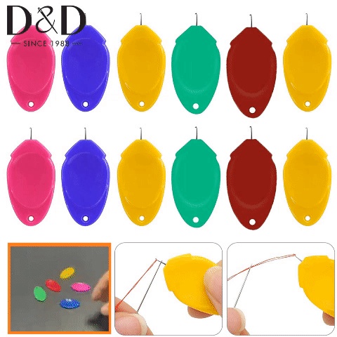 50pcs Needle Threader Sewing Machine Needle Insertion Tool Plastic ...
