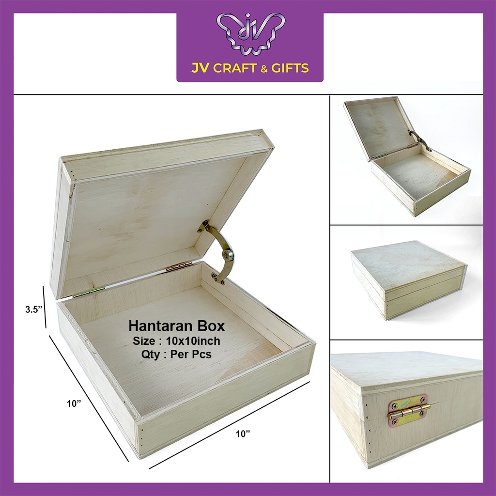 Kotak Hantaran Hadiah Kayu | Wooden Tray Gift Box | Wedding Enggagement ...