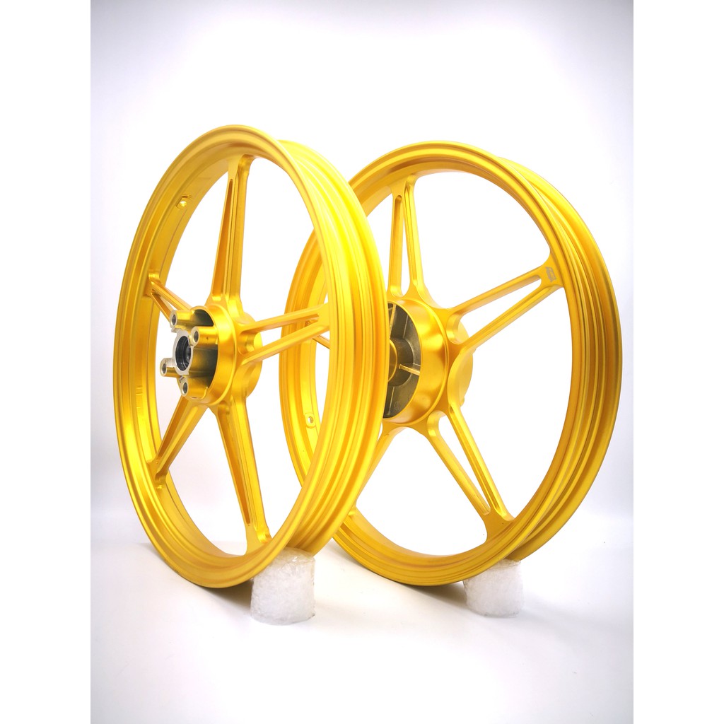 ( HOT ITEM ) KING DRAG SPORT RIM FG510 YAMAHA Y15 V1 , Y15 V2 ( GOLD ...