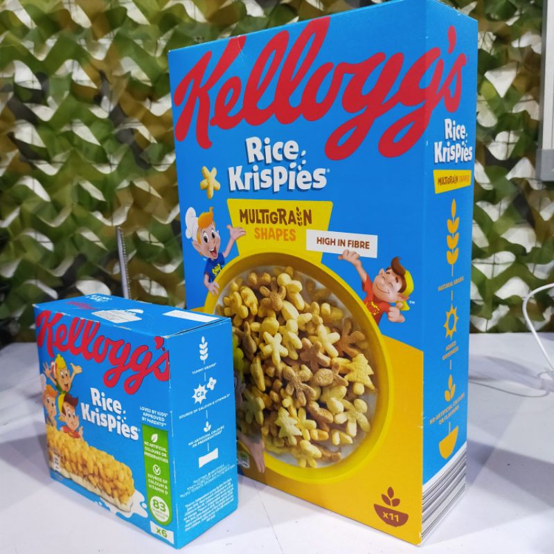 Kellogg's Rice Krispies Multigrain Shapes Breakfast Cereal