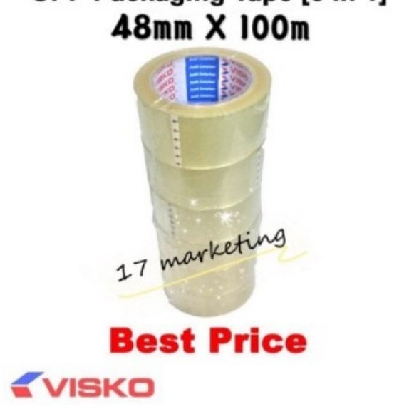 (READY STOCK) OPP Transparent Packaging Tape 40mic x 48mm x 100m ...
